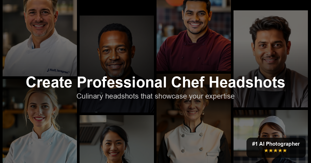 AI Chef Headshots — Restaurant Sites & Portfolios