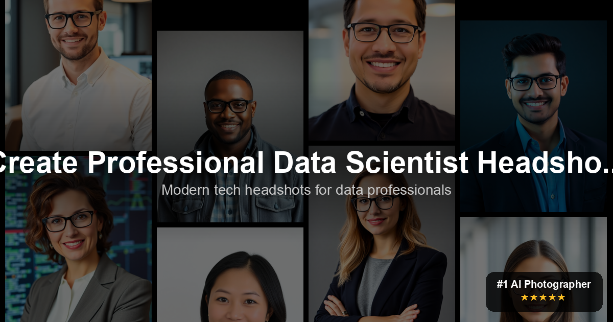 AI Email Signature Headshots for Data Scientists | PixelPanda