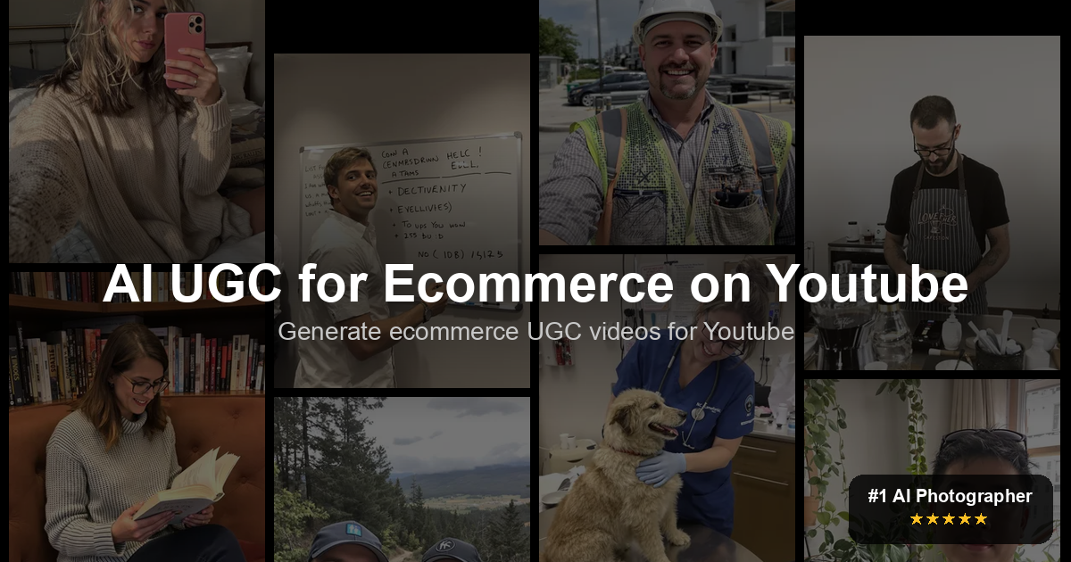 AI UGC Videos for Ecommerce on Youtube