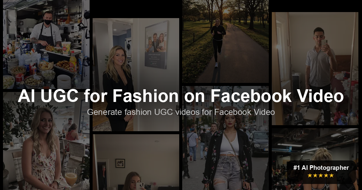 AI UGC Videos for Fashion on Facebook Video
