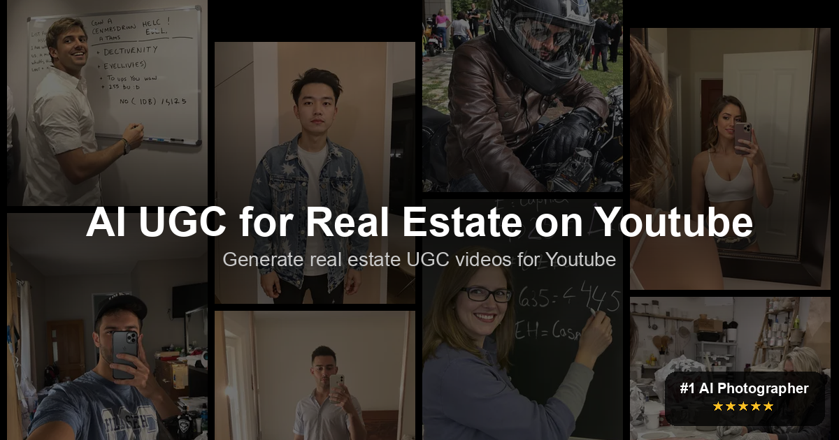 AI UGC Videos for Real Estate on Youtube